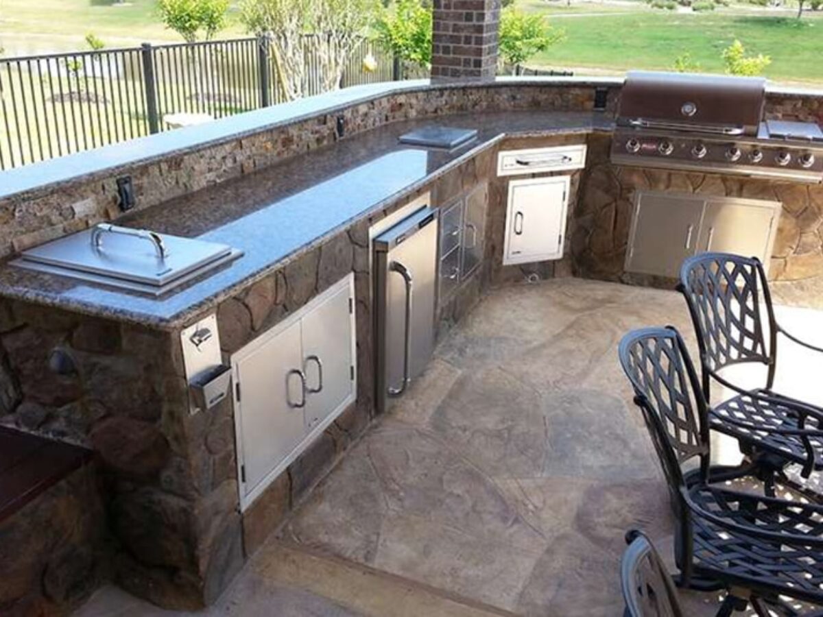 Outside Kitchens Made Of Rock 5 Outdoor Kitchen Remodel Ideas When